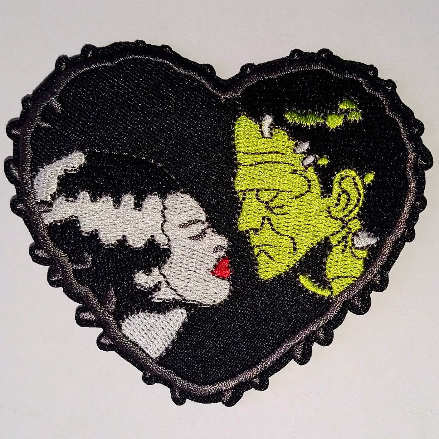 Bride Frankenstein Patch Iron On Embroidered Gothic Horror Halloween ...