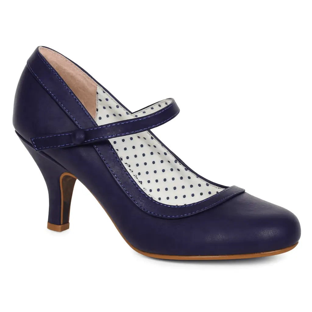 Bettie Mary Jane Heels Bettie Page Retro Vintage Women's Shoes – Atomic ...