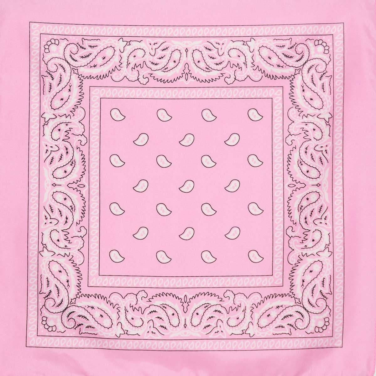 Classic Paisley Retro Bandana - Baby Pink – Atomic Cherry