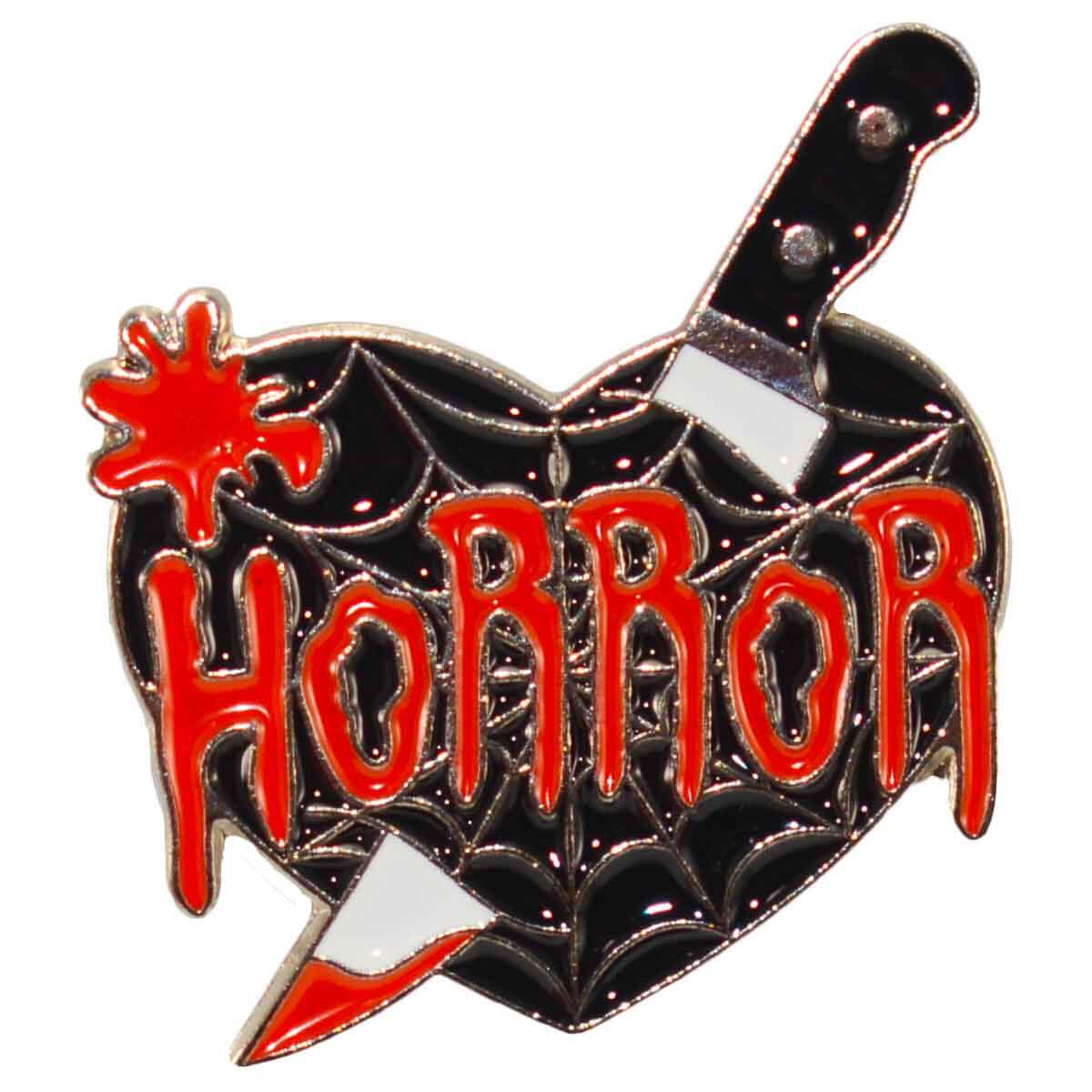 Enamel Pin - Horror Heart Dagger – Atomic Cherry