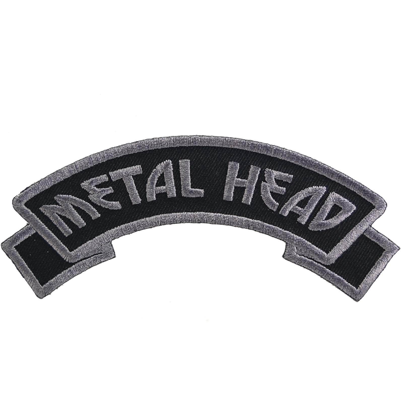 Metal Head Patch Heavy Metal Gothic Arch Punk – Atomic Cherry